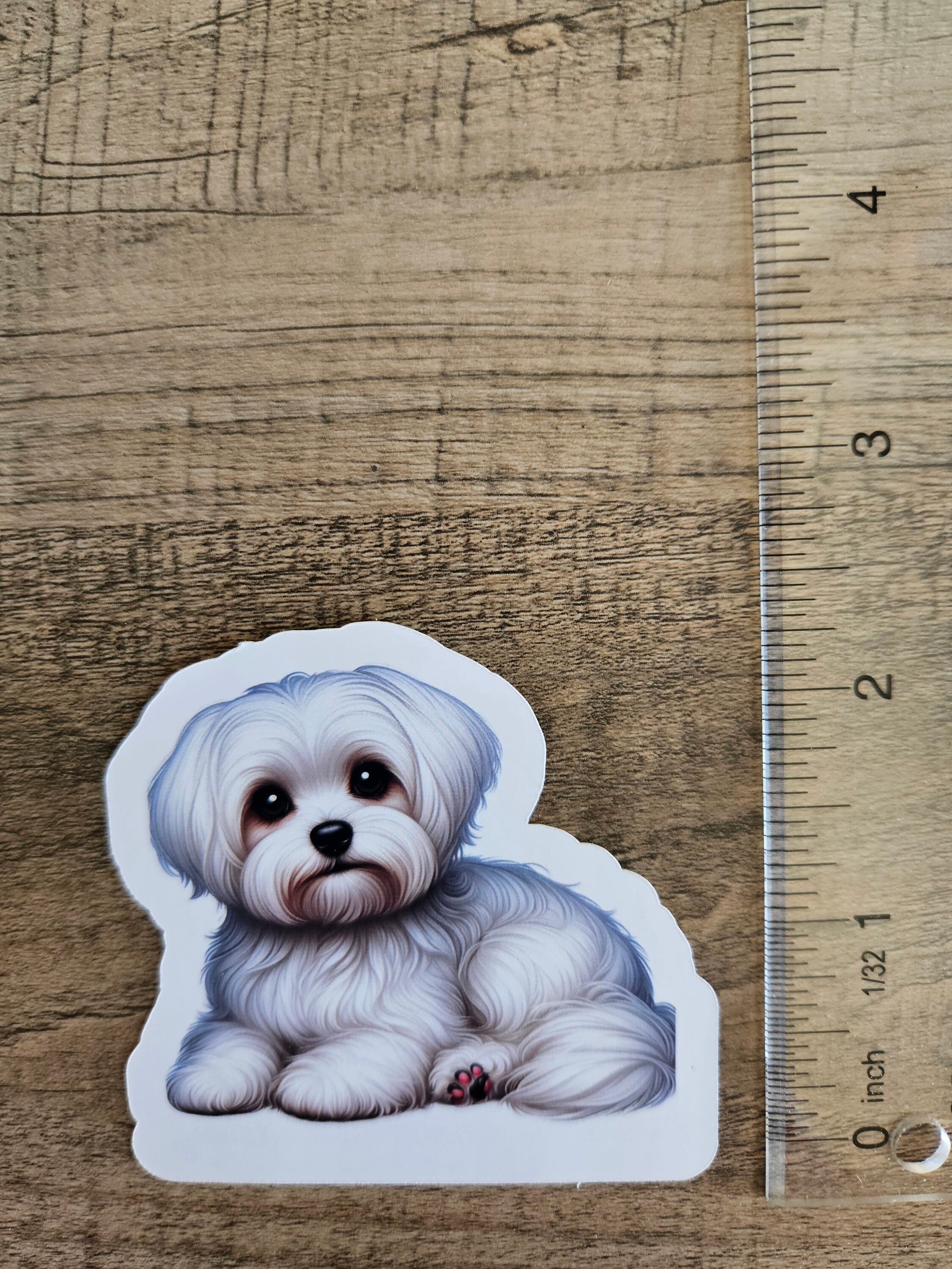 Maltese Dog Sticker - Etsy