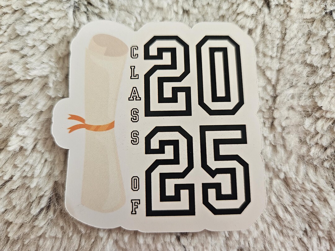 2025 Graduation Vinyl Sticker - Etsy