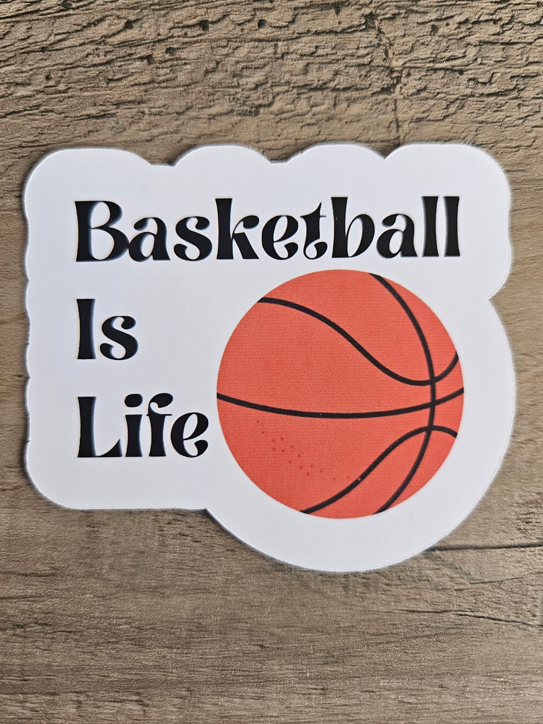 Basketball is Life Vinyl Sticker - Etsy