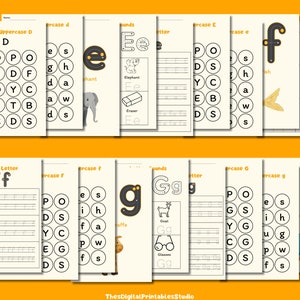 Learn Alphabet Activities Letter Alphabet A-Z, A-z Worksheets Alphabet ...