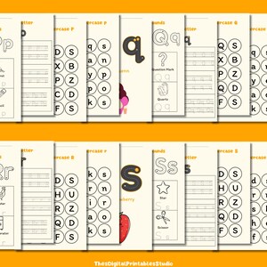 Learn Alphabet Activities Letter Alphabet A-Z, A-z Worksheets Alphabet ...