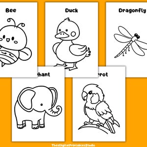 Printable Coloring Pages Kids Toddlers Preschoolers Kindergarten ...