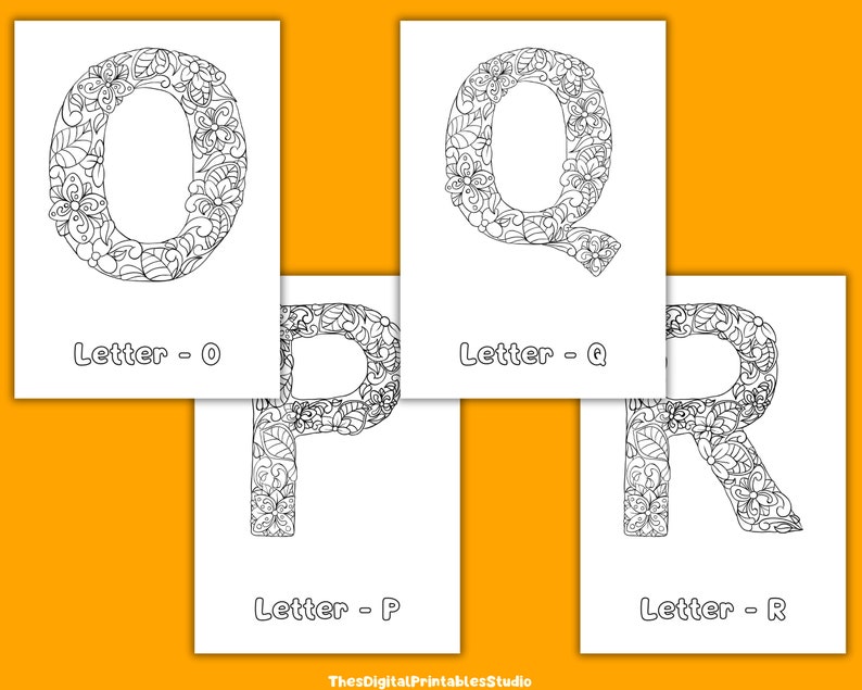 Alphabet Coloring Pages Coloring Letter Sheets Coloring Book Alphabet ...