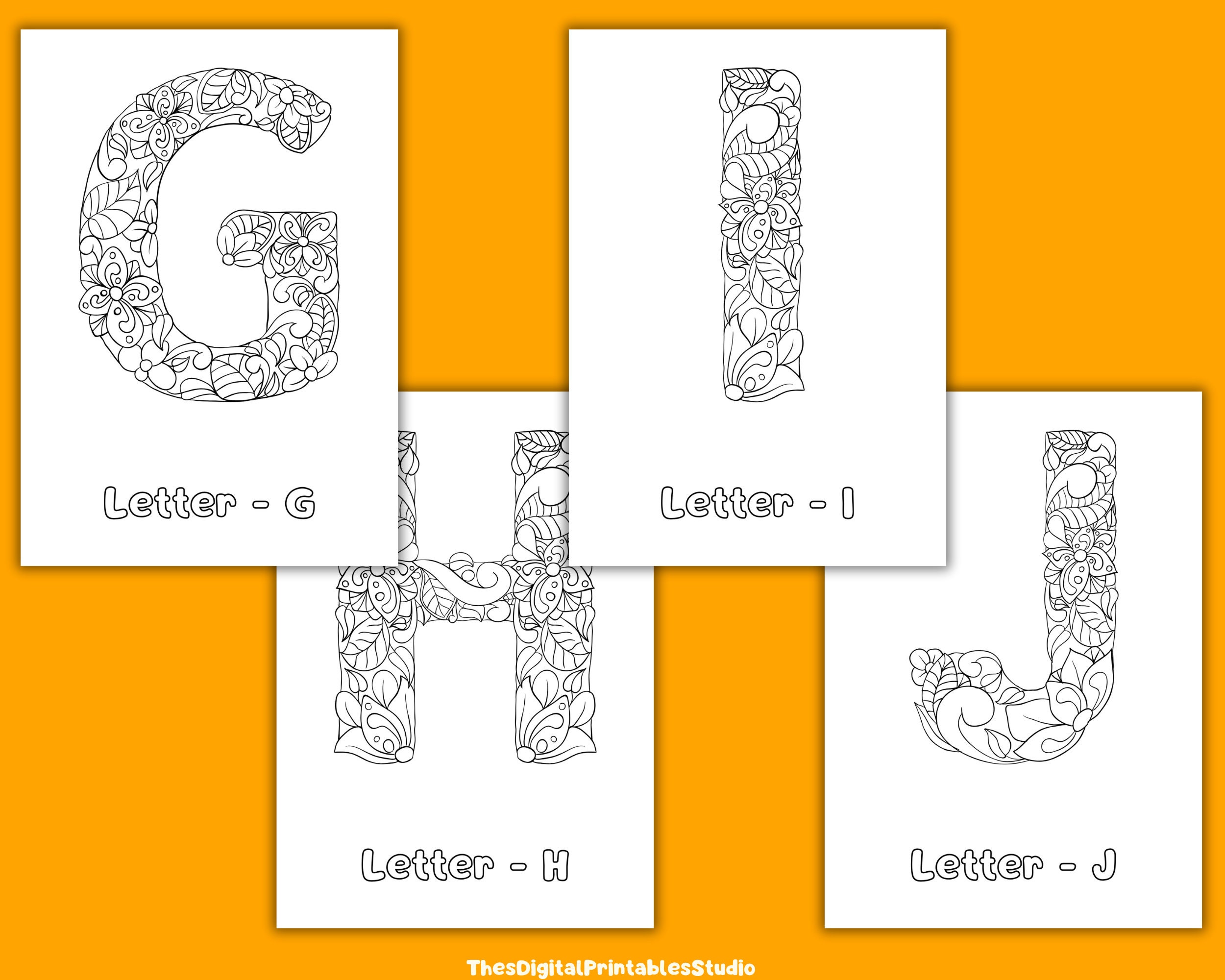 Alphabet Coloring Pages Coloring Letter Sheets Coloring Book Alphabet ...