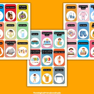 Daily Routine Cards Kindergarten Preschool Routine Chart Daily Rhythm ...