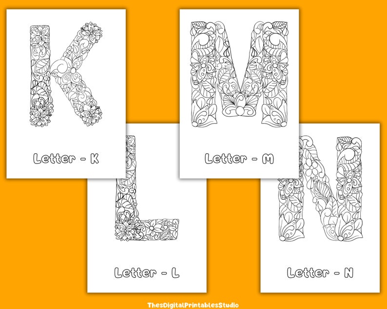 Alphabet Coloring Pages Coloring Letter Sheets Coloring Book Alphabet ...