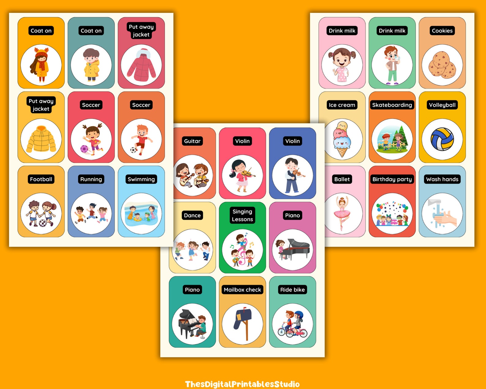 Daily Routine Cards Kindergarten Preschool Routine Chart Daily Rhythm ...