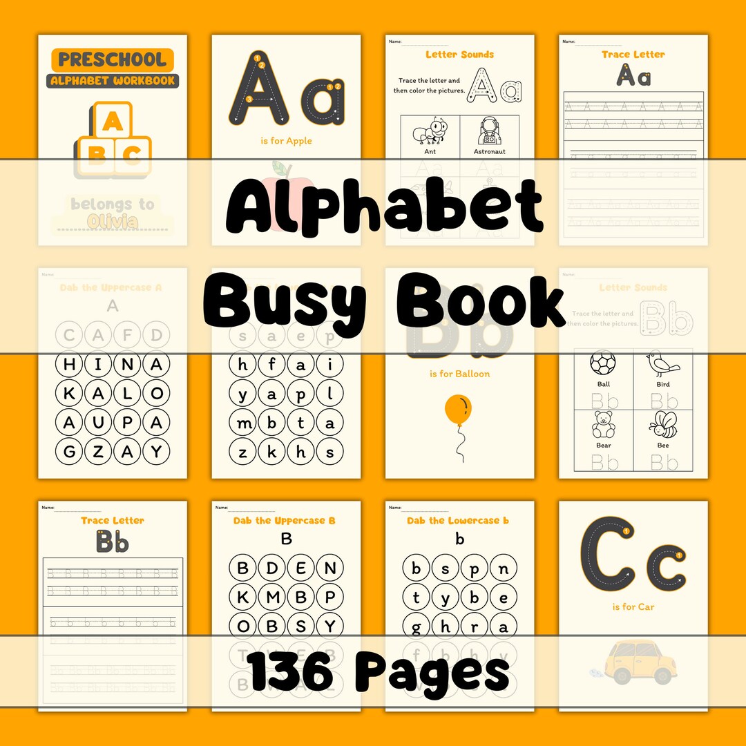 Learn Alphabet Activities Letter Alphabet A-Z, A-z Worksheets Alphabet ...