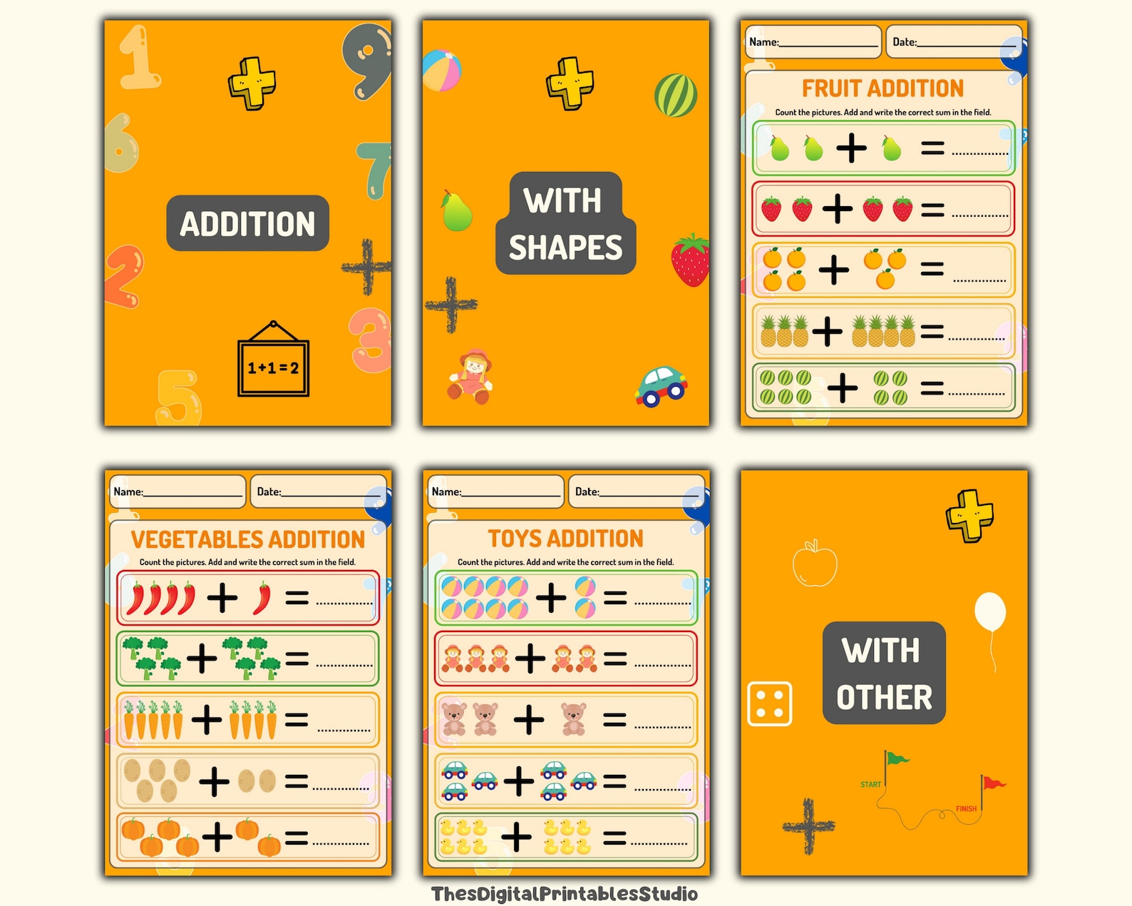 Math Worksheets Basic Math Exercises Printable Math Worksheets Addition ...