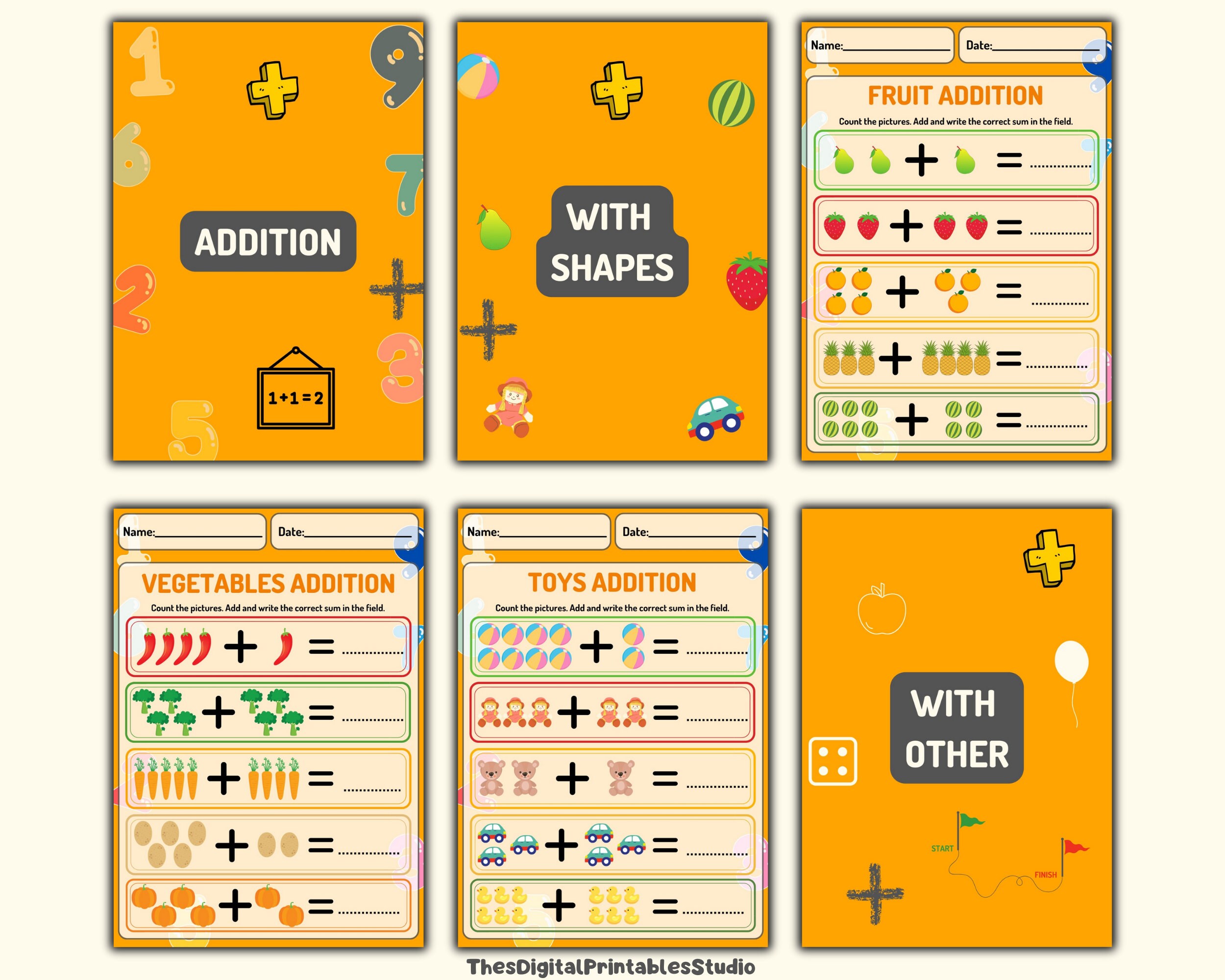 Math Worksheets Basic Math Exercises Printable Math Worksheets Addition ...