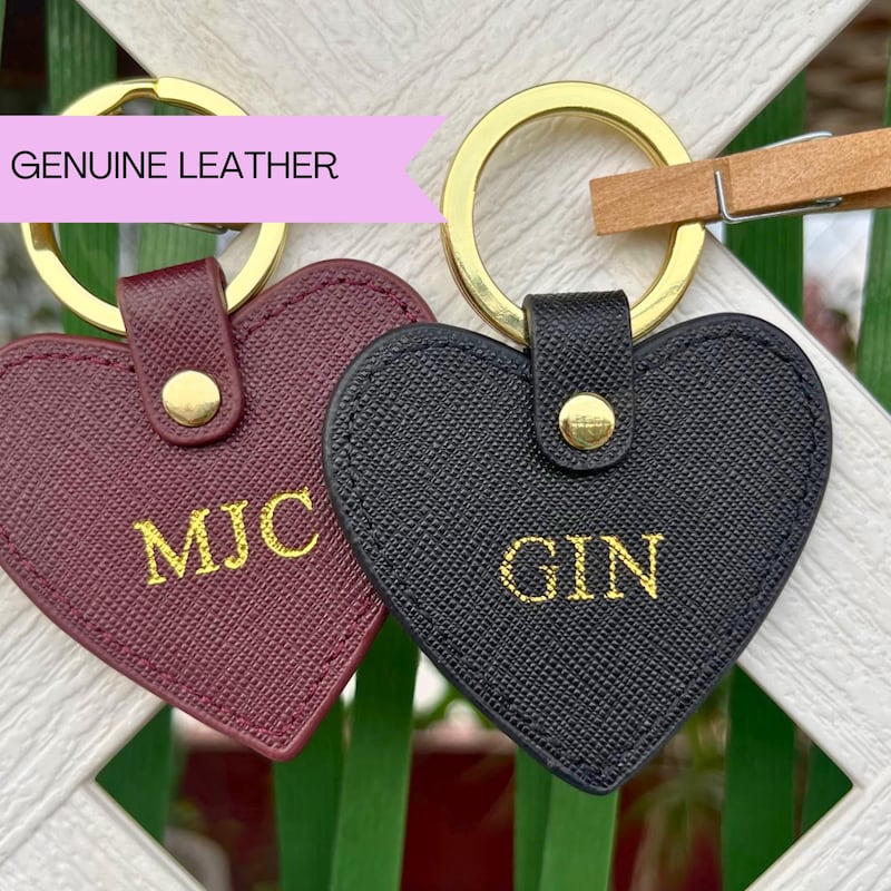 Heart Keychain - Etsy