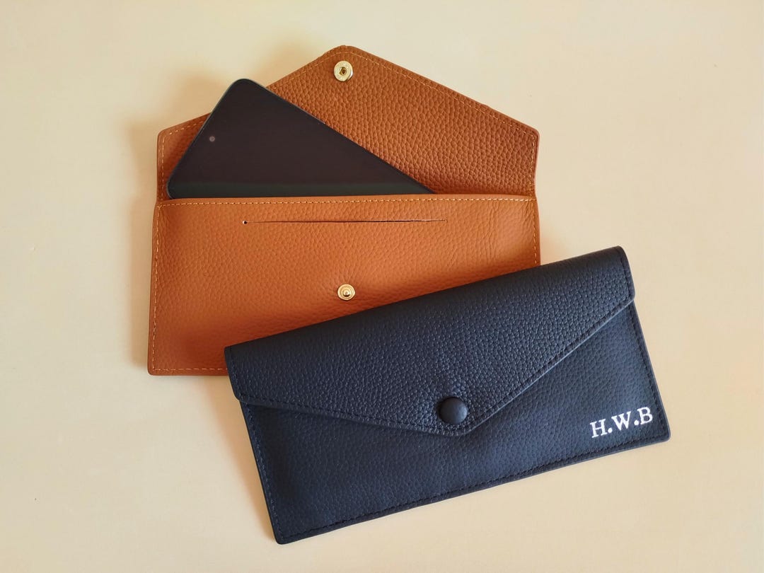 Personalized Envelope Wallet, Custom Wallet, Slim Wallet, Custom ...
