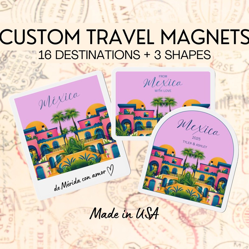 Travel Magnets - Etsy