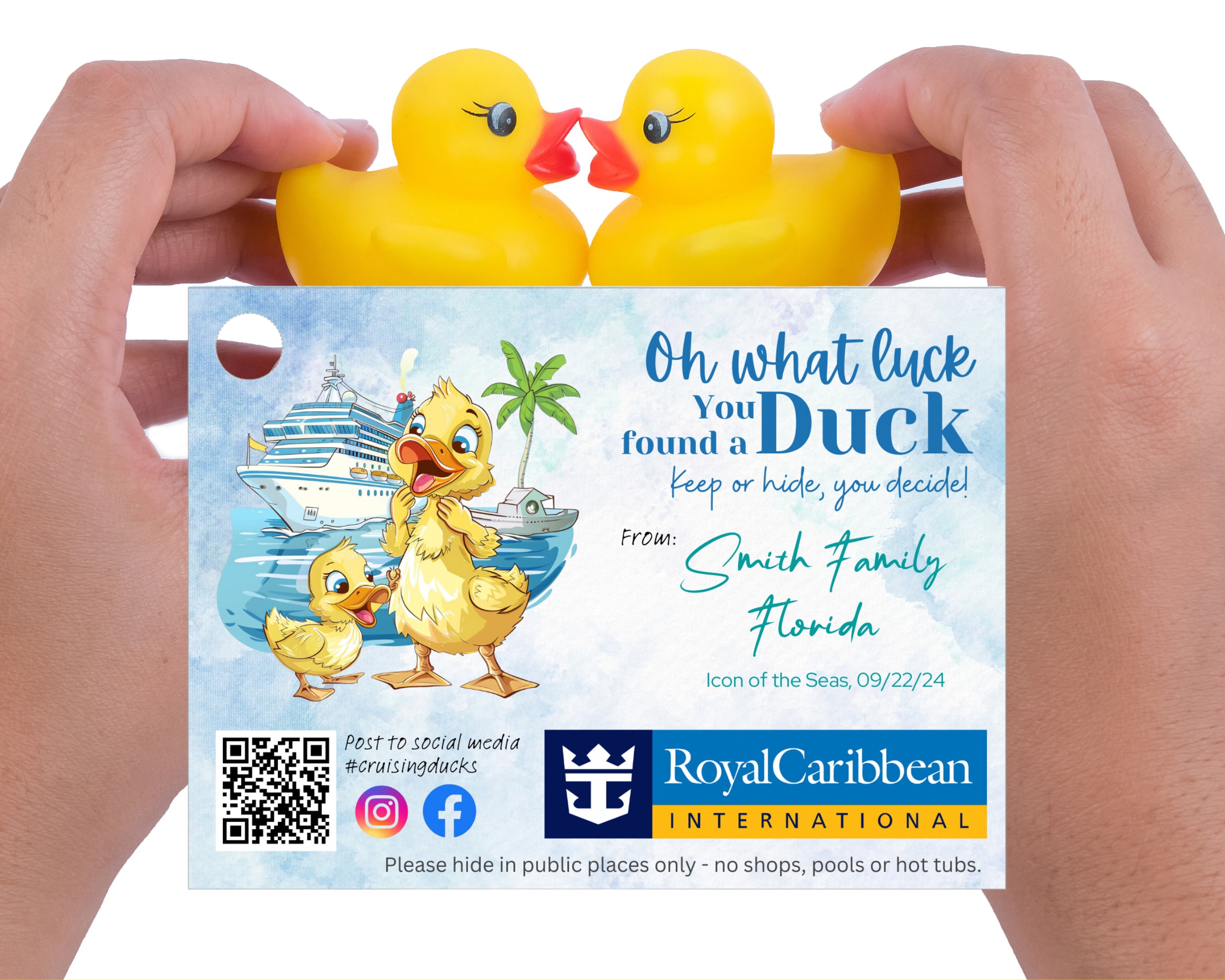 Personalized Printables Cruising Duck Tags: Carnival Cruise Lines ...