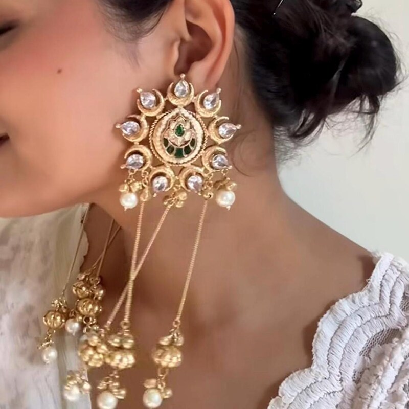 Indian Earrings - Etsy