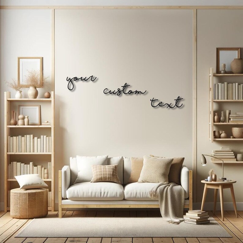 Any Metal Words for Wall, Custom Metal Text, Personalized Metal Sign ...