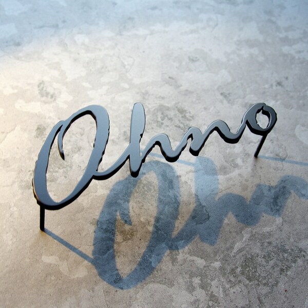 Metal Name Sign - Etsy