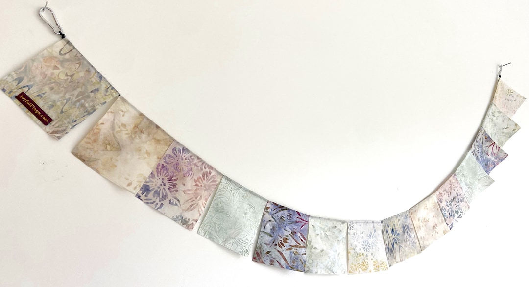 Bohemian Wedding Flags 6ft Long 4x5 Fabric Boho Flags, Wedding Bunting ...