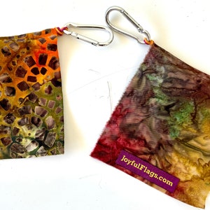 Autumn Tie Dye Flags 6ft Long 4x5 Fabric, Boho Flags, Hippie Flags ...