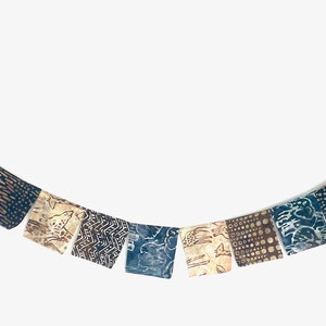 Safari Flags 6ft Long 4x5 Fabric, Boho Flags, Prayer Flags, Van Decor ...