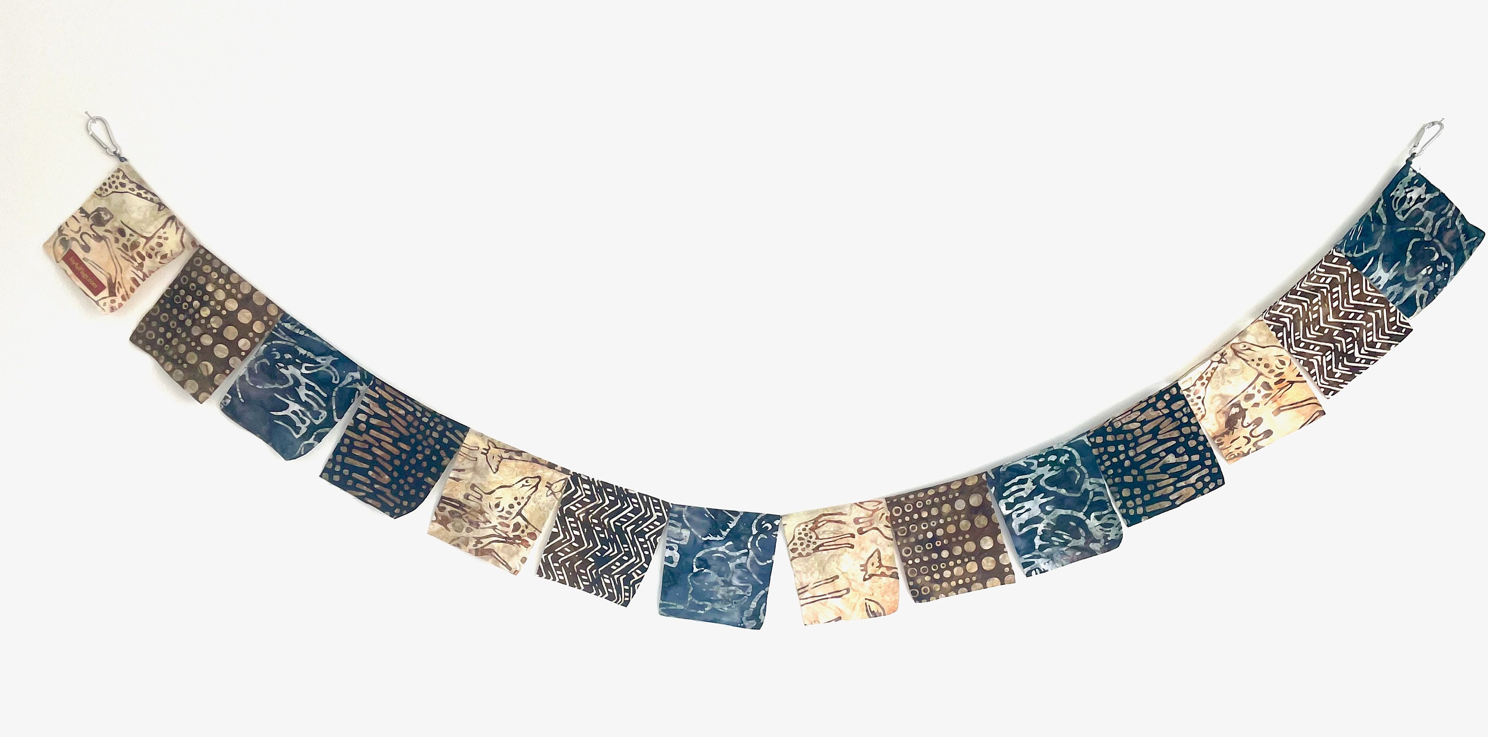 Safari Flags 6ft Long 4x5 Fabric, Boho Flags, Prayer Flags, Van Decor ...