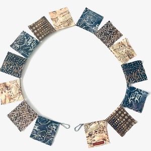 Safari Flags 6ft Long 4x5 Fabric, Boho Flags, Prayer Flags, Van Decor ...