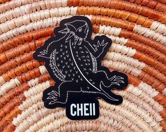 Shii Cheii Series 2 Sticker Pack Die Cut Glossy Horned Lizard Navajo ...