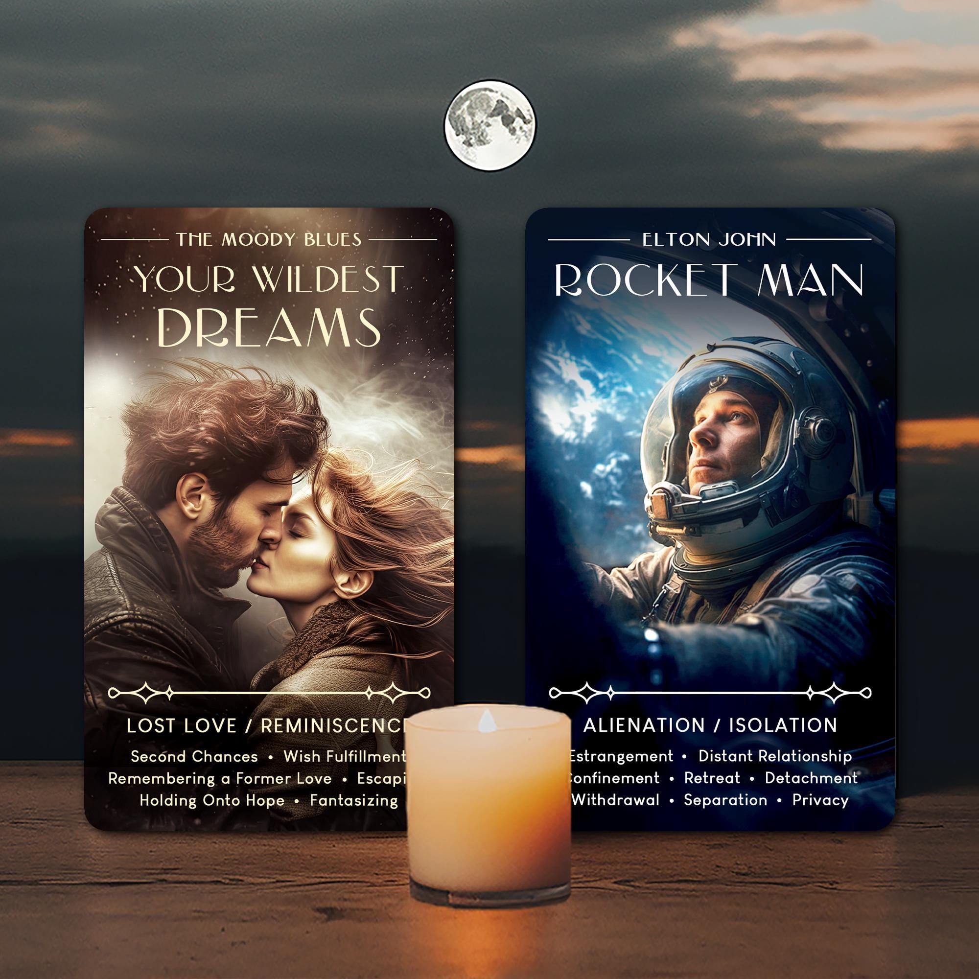 ROCK MUSIC ORACLE Deck for Music Lover Oracle Cards for Rock Fan Gift ...