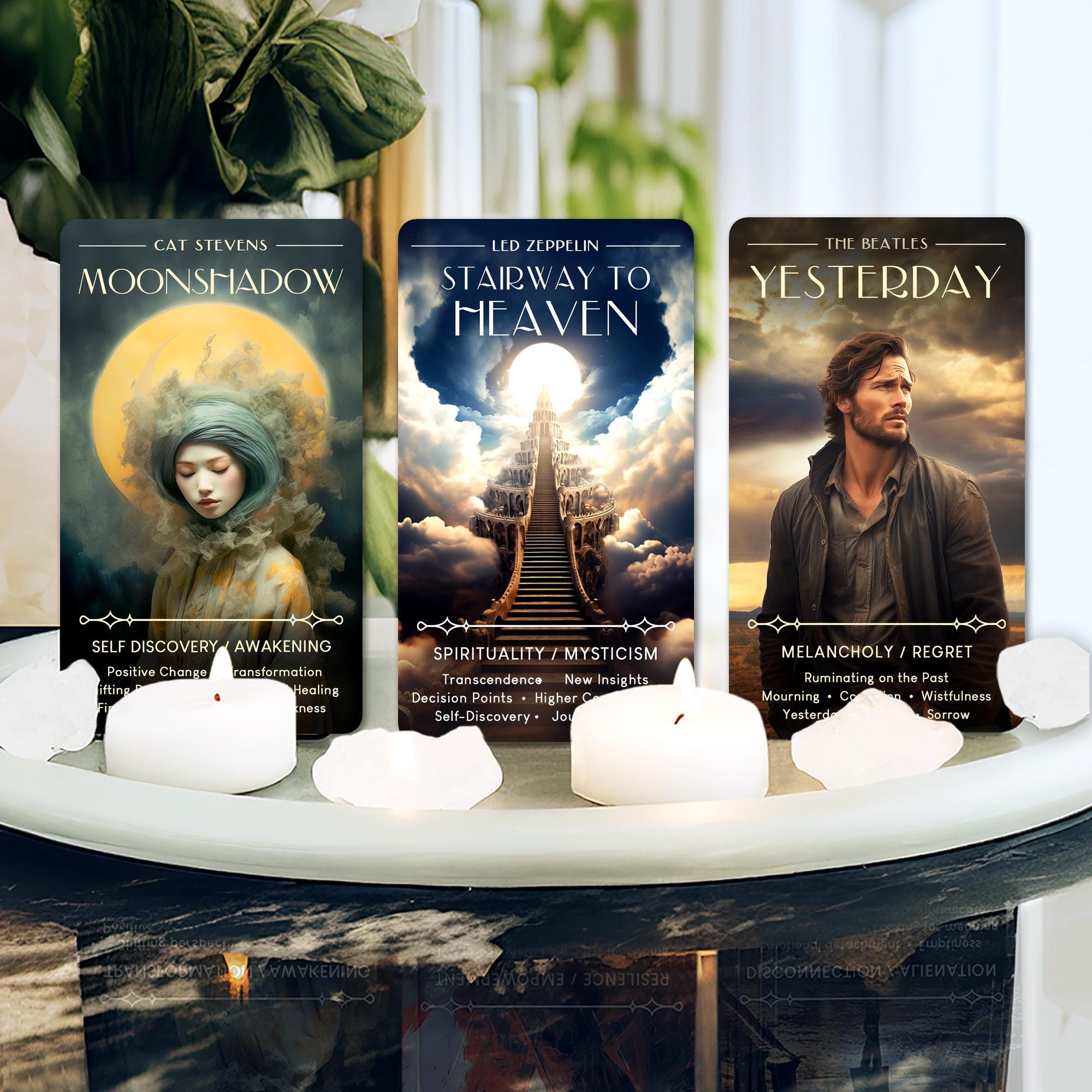 ROCK MUSIC ORACLE Deck for Music Lover Oracle Cards for Rock Fan Gift ...