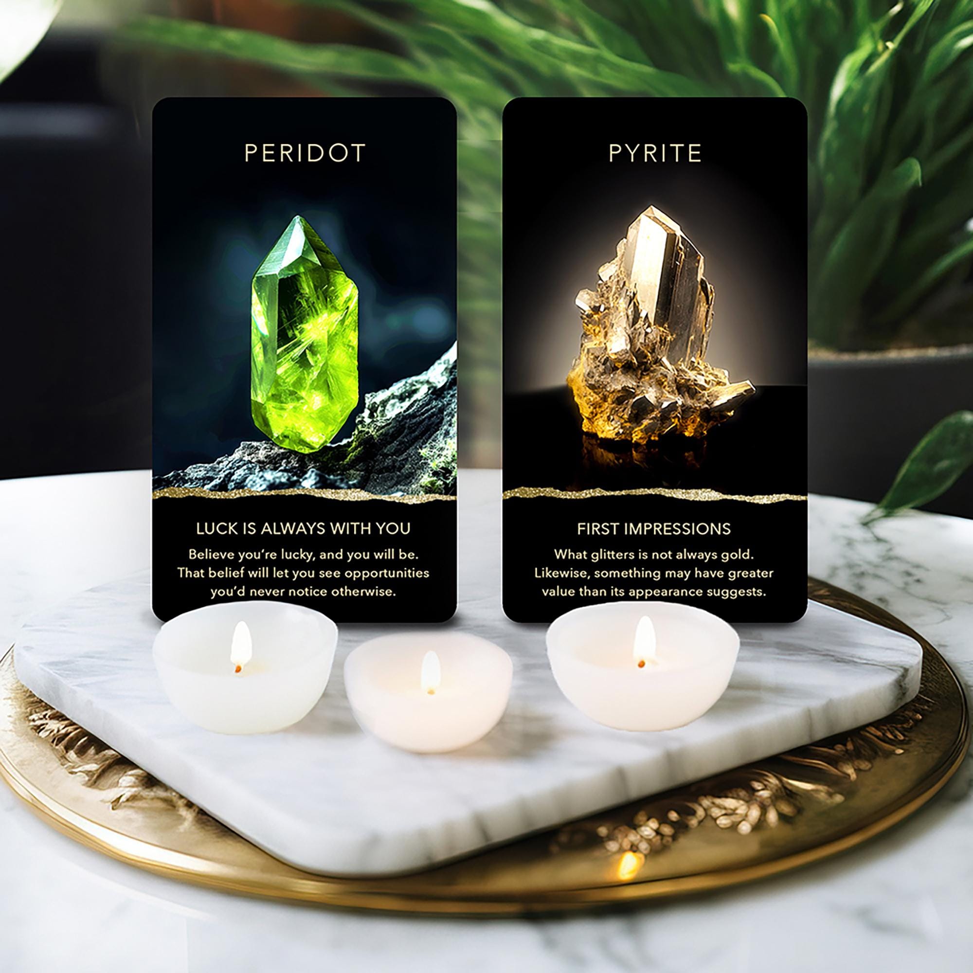 CRYSTAL ORACLE DECK for Crystal Lovers Unique Oracle Deck for Gift for ...