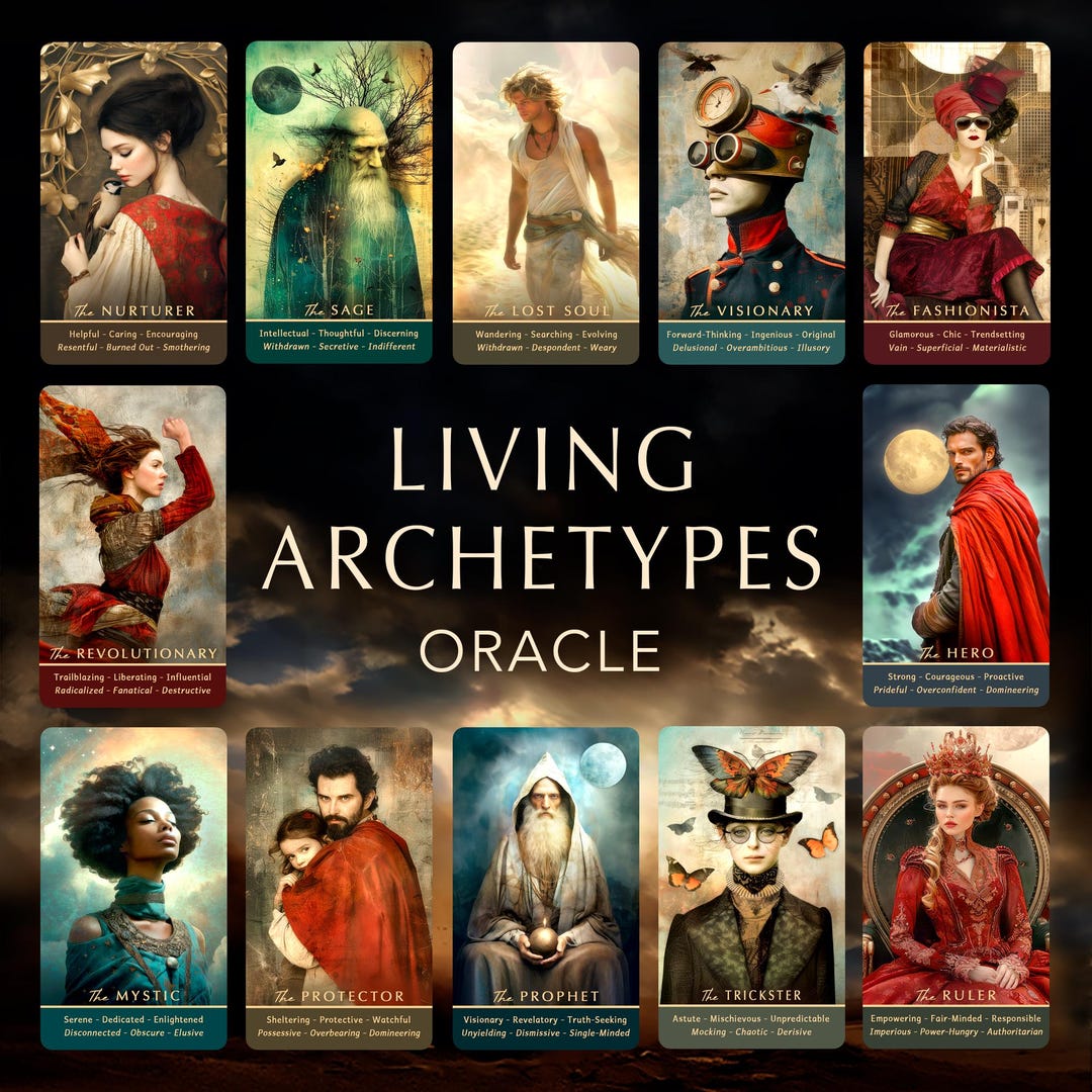 Living Archetypes Oracle for Personal Growth, Relationship Insight ...