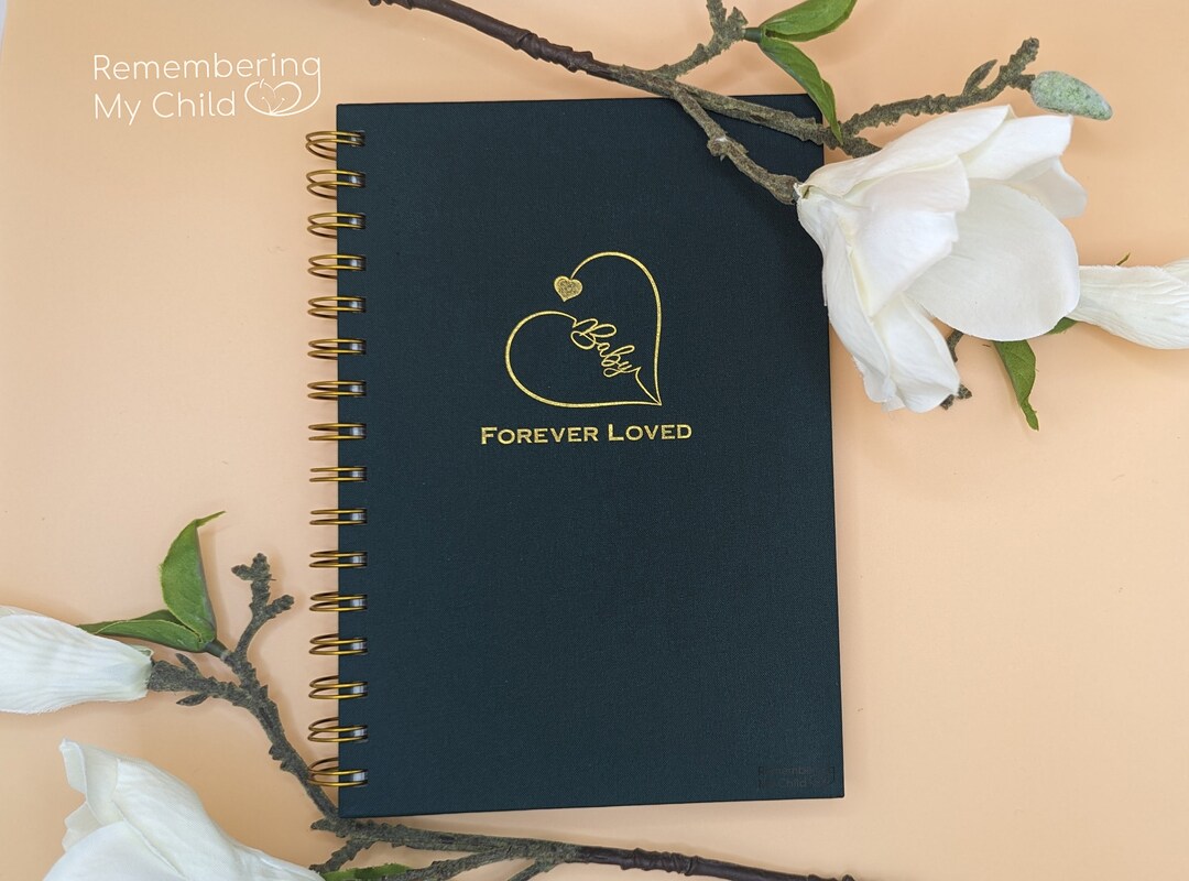 Baby Forever Loved Journal, Bereaved Parent Journal Set, Baby ...