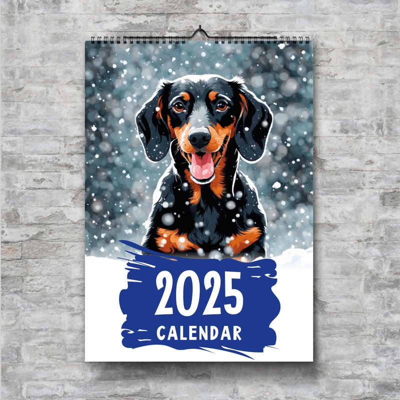 Dachshund Calendar 2025 - Etsy