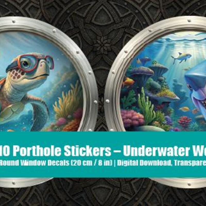 Porthole Wall Decal - Etsy