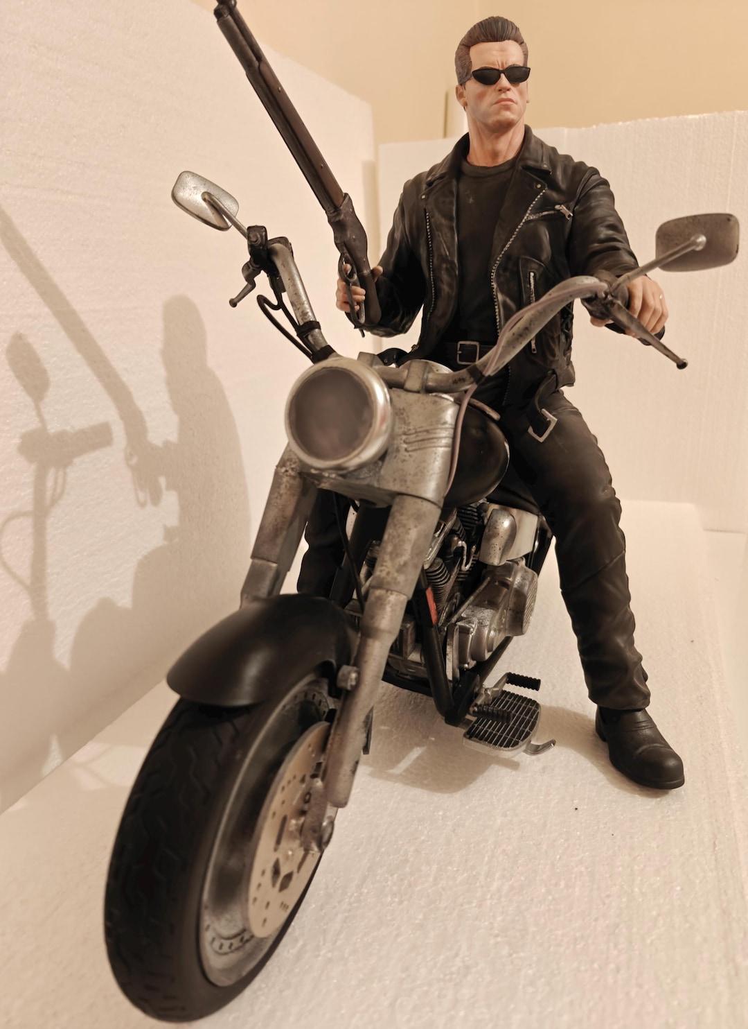 Terminator 2 Harley Davidson Scene 1/6 or 1/4 Scale - Etsy
