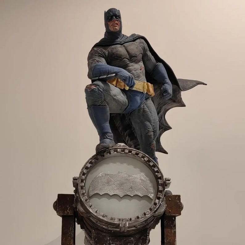 Batman - the Dark Knight - 70 Cm Tall Statue - Etsy