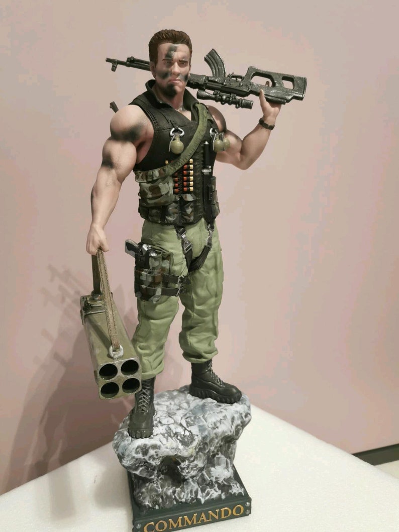 Commando (arnold Schwarzenegger) Figure - Etsy