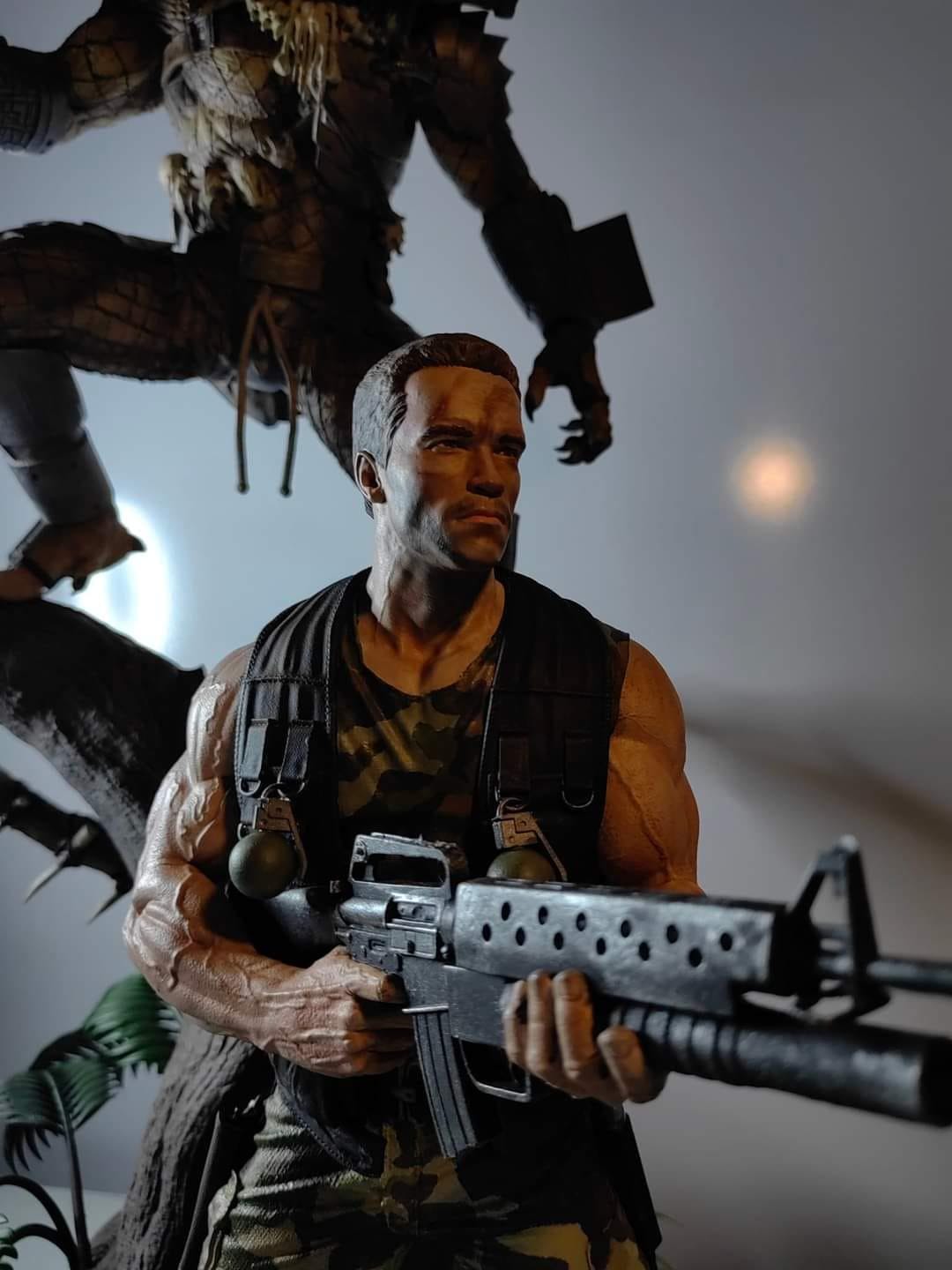 Alan "dutch" Schaefer Vs Predator Diorama 80 Cm Tall - Etsy