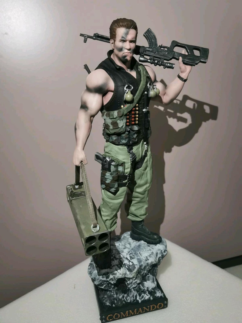 Commando (arnold Schwarzenegger) Figure - Etsy