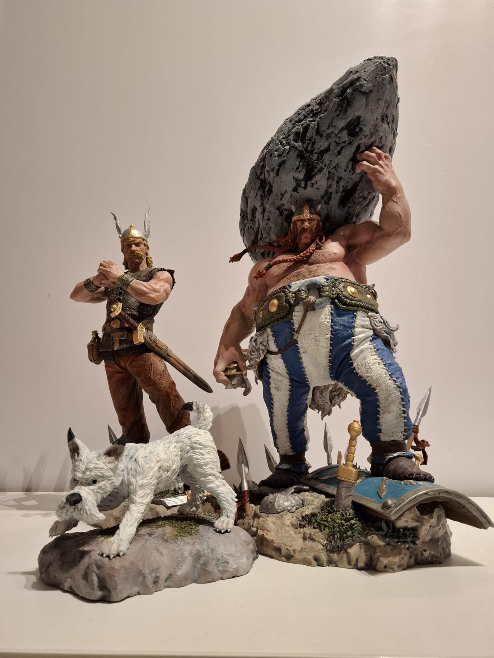 Asterix, Obelix & Ldefix Statues 1/6 Scale - Etsy