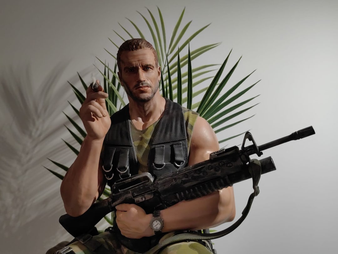 Alan "dutch" Schaefer (predator) Figure - Etsy
