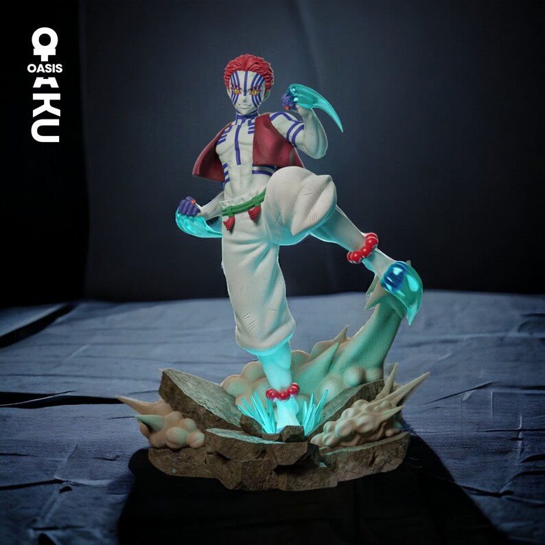 HQ Anime & Manga 3D Printer Stl Files Ak4za Bust Dem0n Sl4yer Figure ...