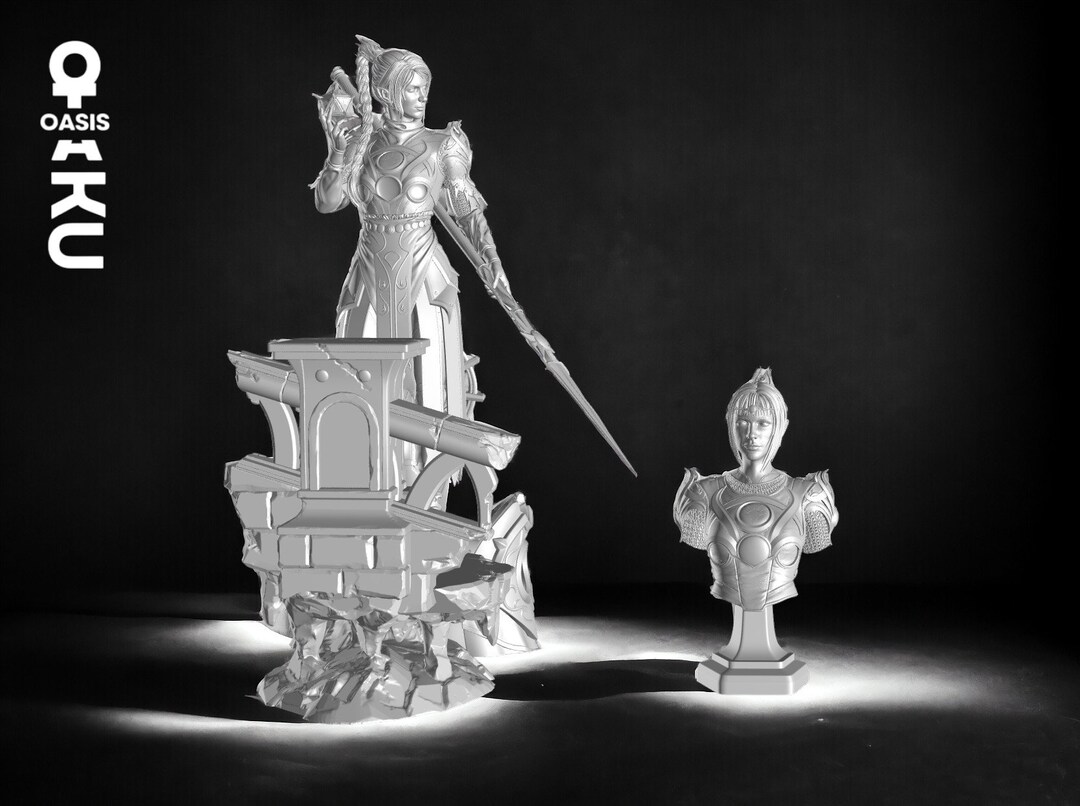 Baldurs Gate Shadowheart Figure Shadowheart Bust 3D Printable Stl Files ...