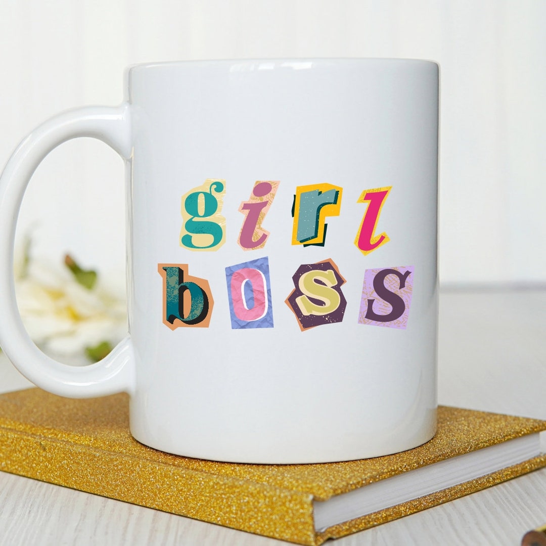 Girl Boss Mug, Empowerment Coffee Cup, Feminist Mug, Boss Lady Mug ...
