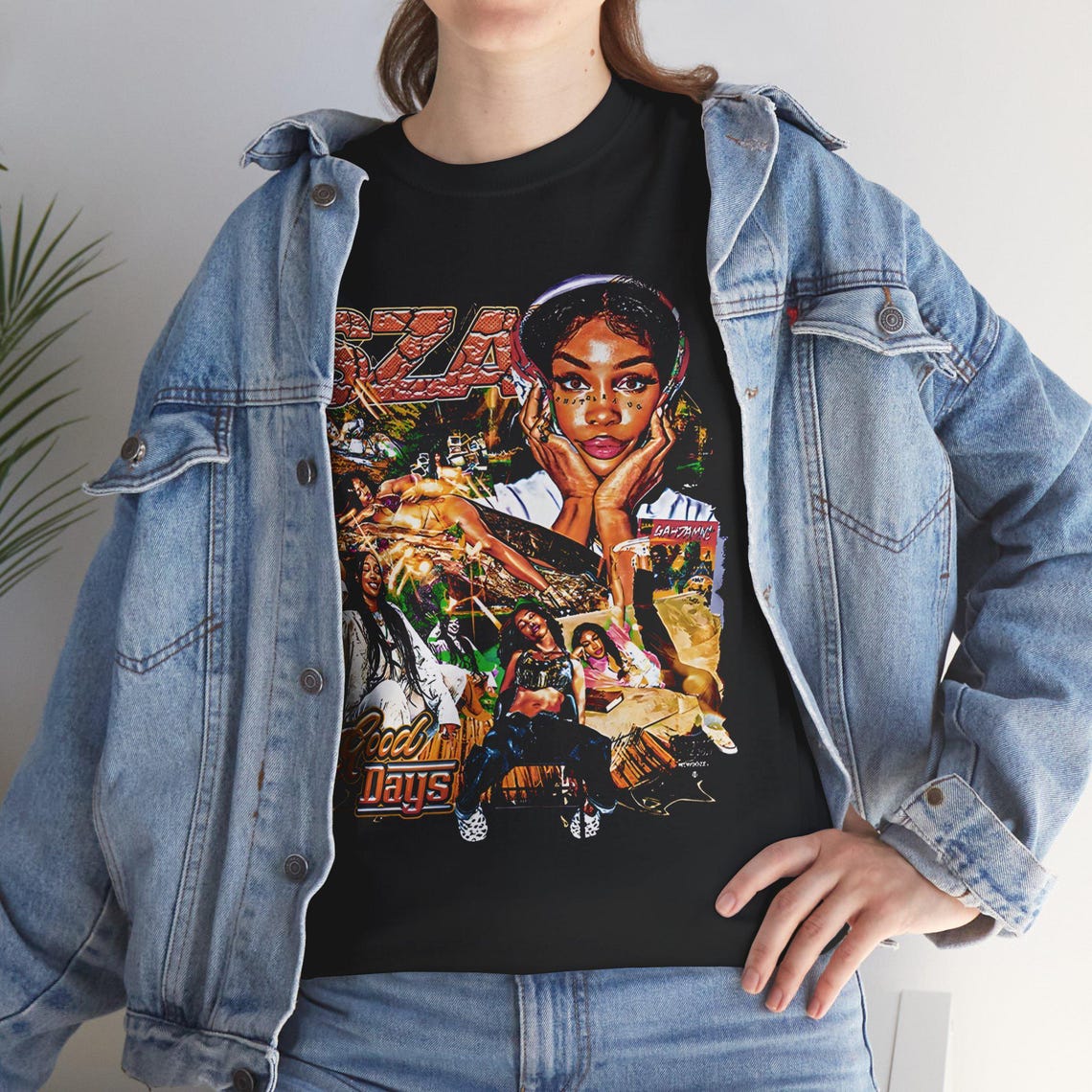 SZA Good Days Bootleg Graphic Tee Music Lover Unisex T-shirt, Hip Hop ...