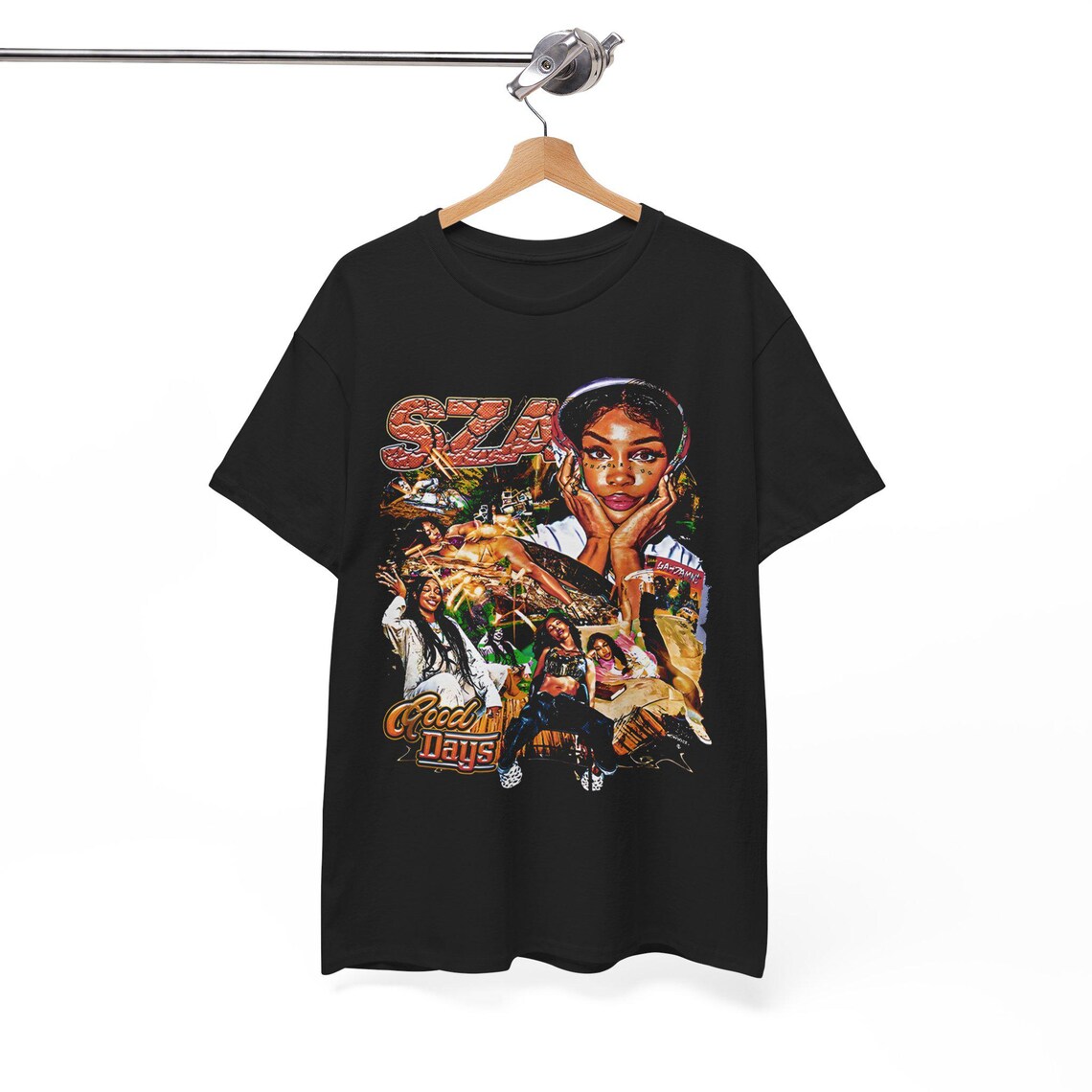 SZA Good Days Bootleg Graphic Tee Music Lover Unisex T-shirt, Hip Hop ...