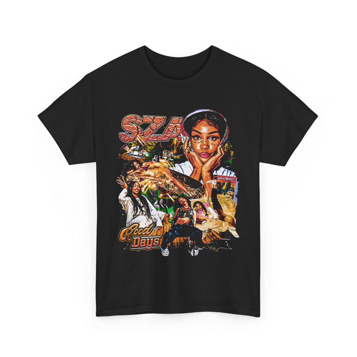 SZA Good Days Bootleg Graphic Tee Music Lover Unisex T-shirt, Hip Hop ...