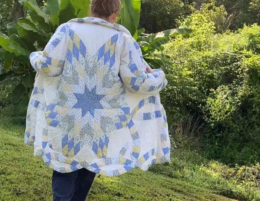 Wedding Ring Star Quilt Coat - Etsy