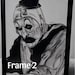 Killer Mime Drawing, Terrifier Inspired - Etsy