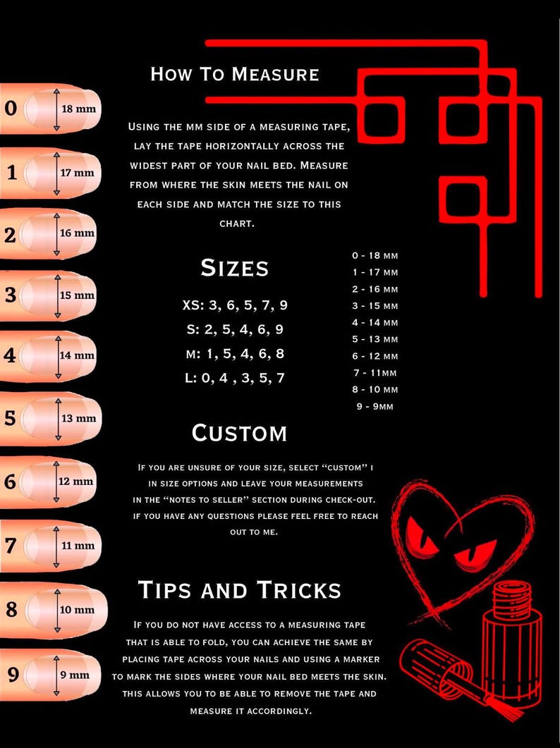 Art the Clown Press-on Nails | Gorecore Horror Nails | Terrifier ...